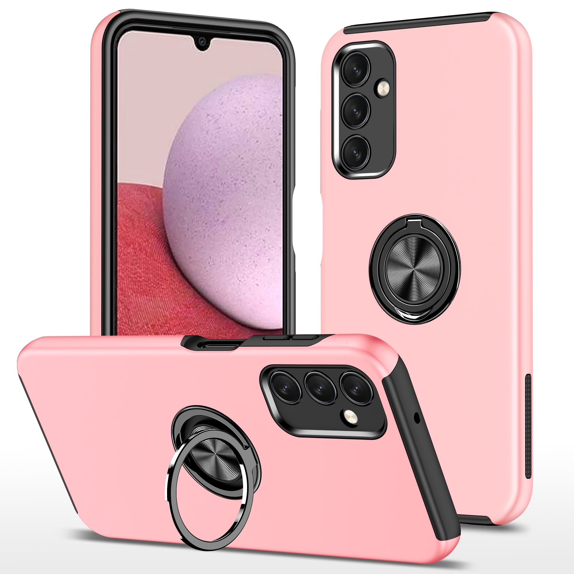 for Samsung Galaxy A05s Case with Ring Stand, 360° Rotatable Ring ...