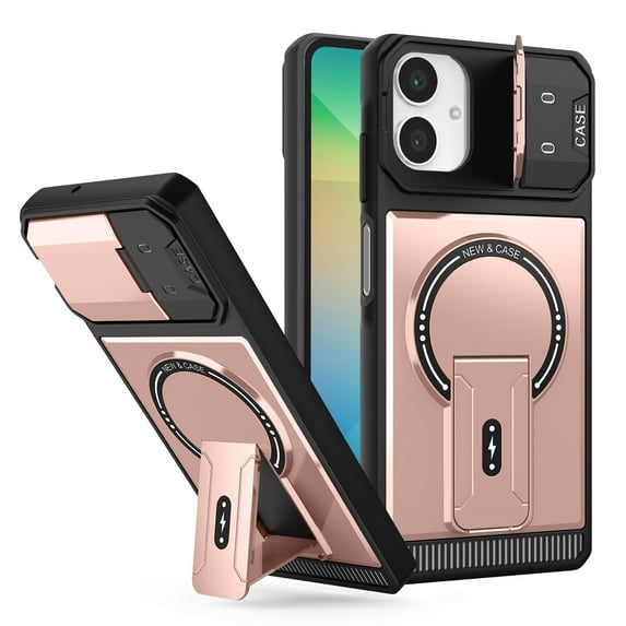 for Samsung Galaxy A07 Case, Compatible with MagSafe, Camera Flip Cover ...