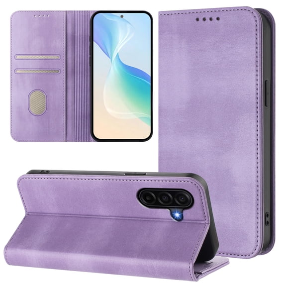 For Samsung Galaxy A07 Flip Phone Case,Anti-Scratch Retro PU Leather ...