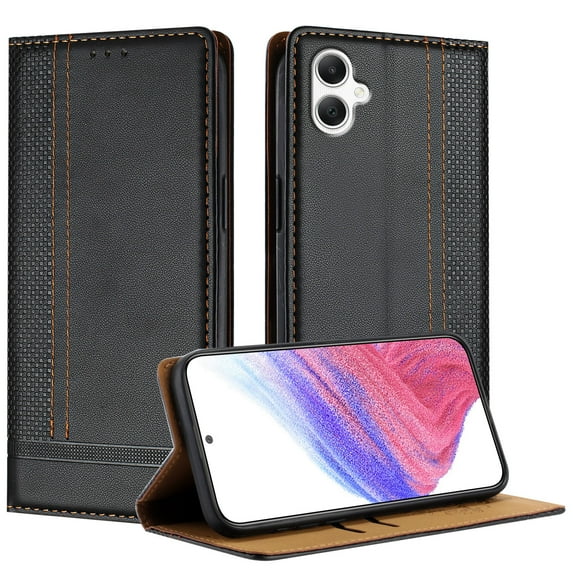 for Samsung Galaxy A07 Purse Case, Magnetic Closure Business PU Leather ...