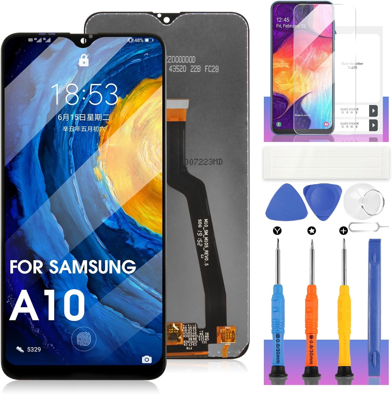 for Samsung Galaxy A10 Screen Replacement for Samsung A10 Display for Galaxy A10 LCD for SM ...