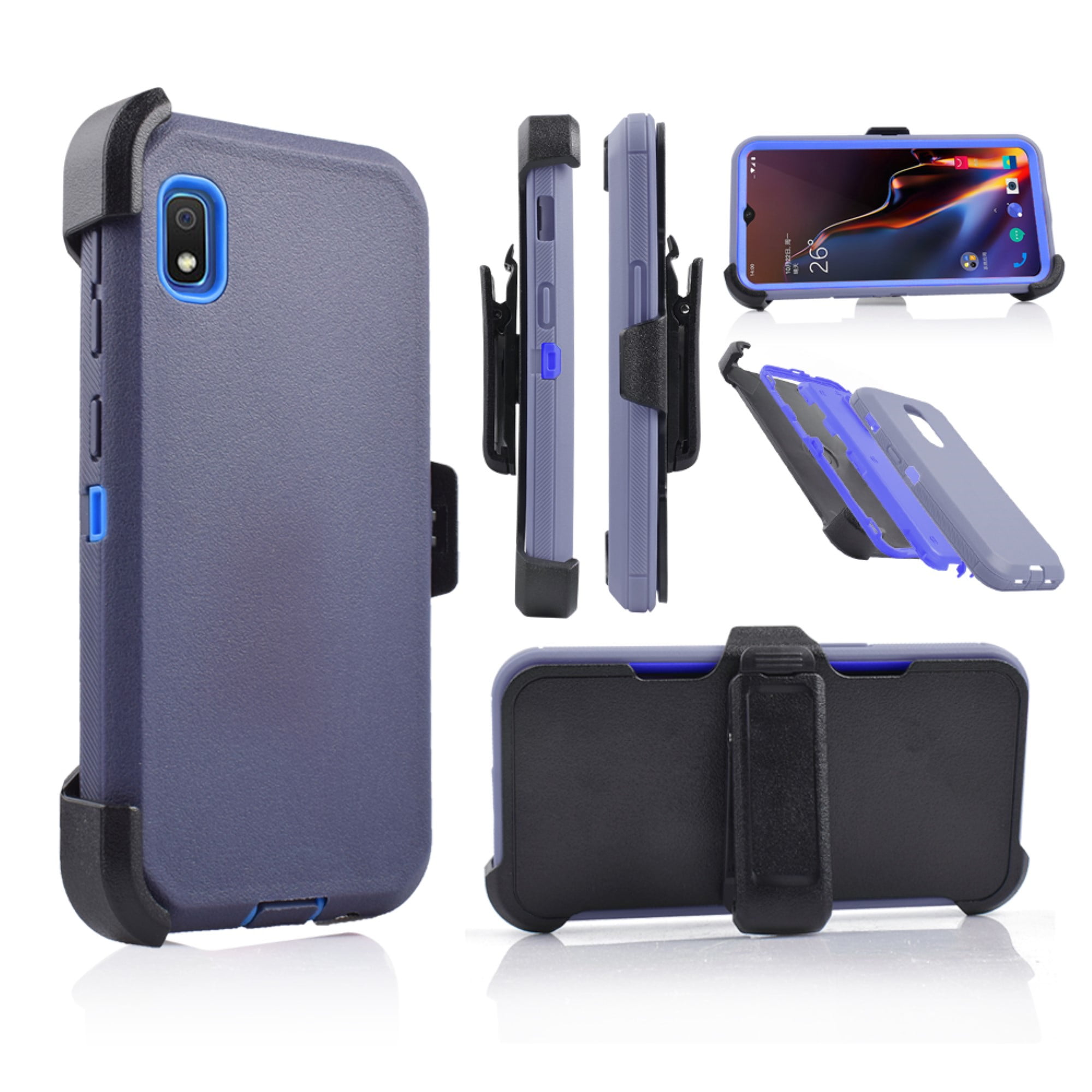 for Samsung Galaxy A10E Case Phone Case Dual Layer Full-Body Rugged ...