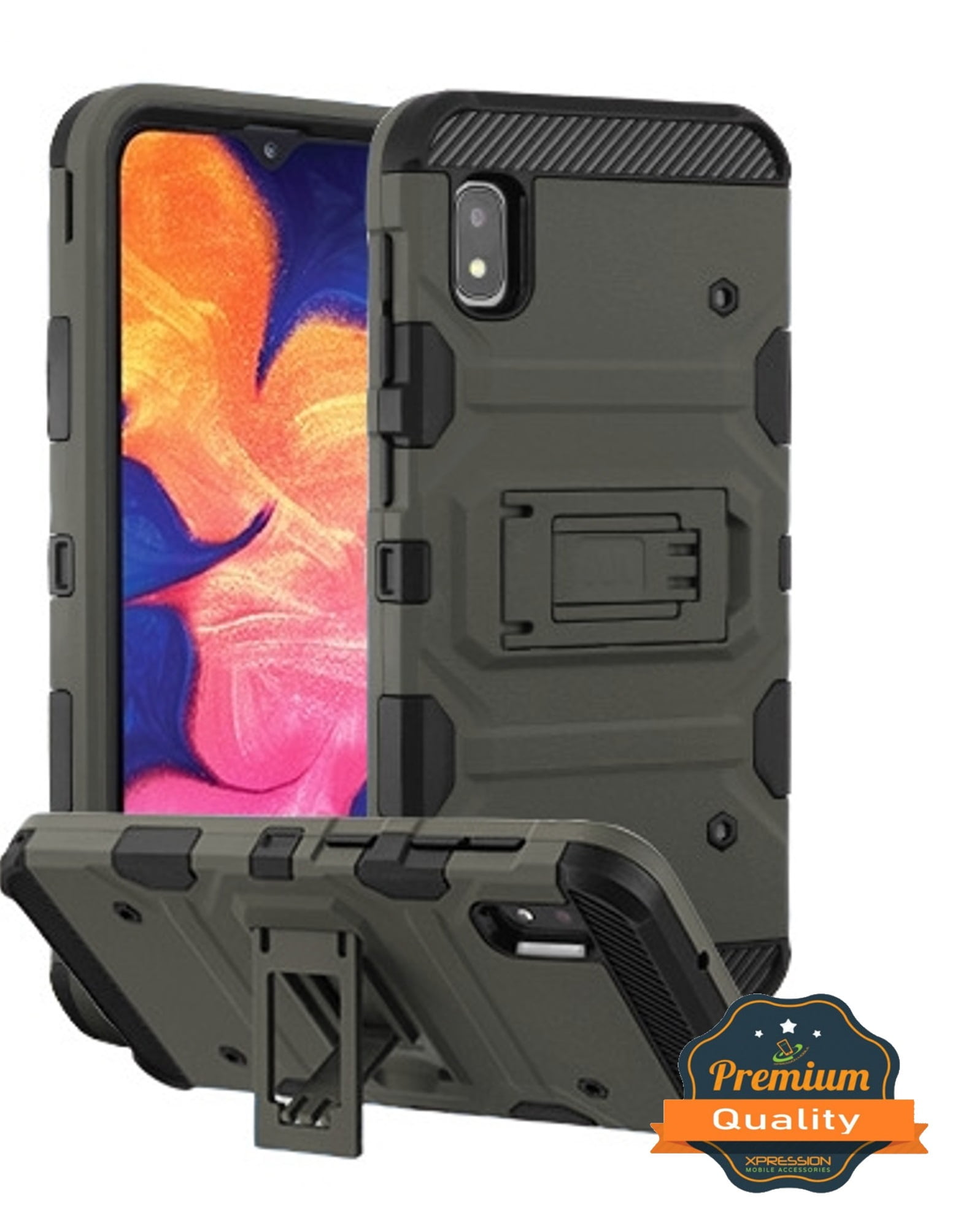 Samsung Galaxy A10e Phone Case Tuff Hybrid Impact Armor Rugged Rubber