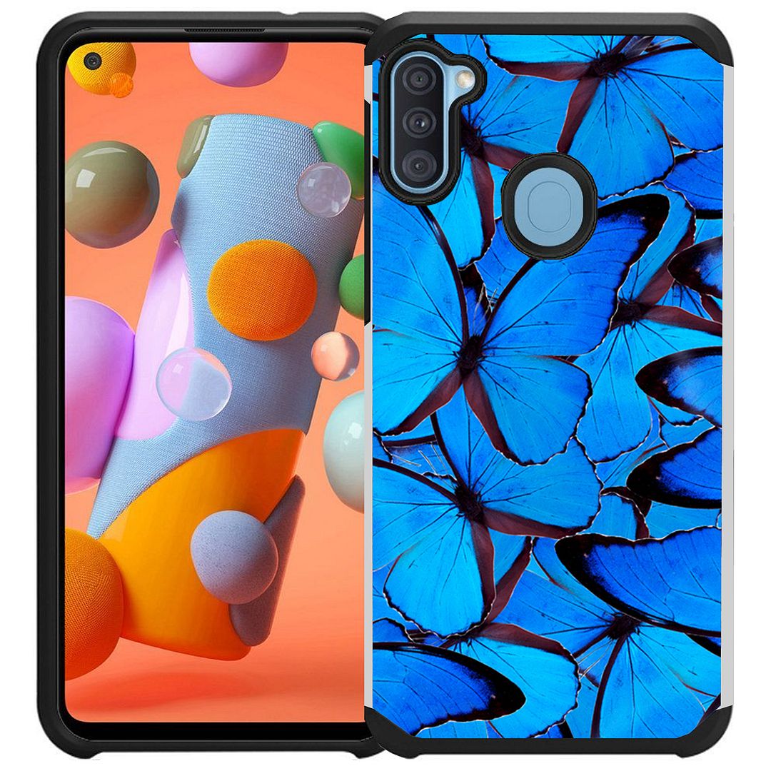 Samsung Galaxy A11 Case - Colorful Design Hybrid Armor Case Shockproof ...