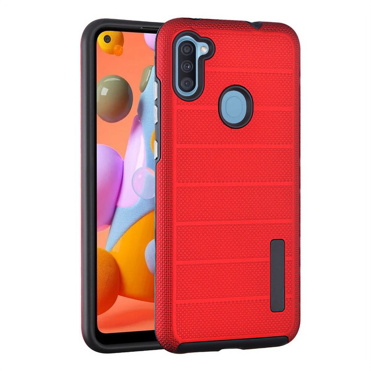 Samsung Galaxy A11 Phone Case Drop-Protection Hard PC & Soft TPU Hybrid ...