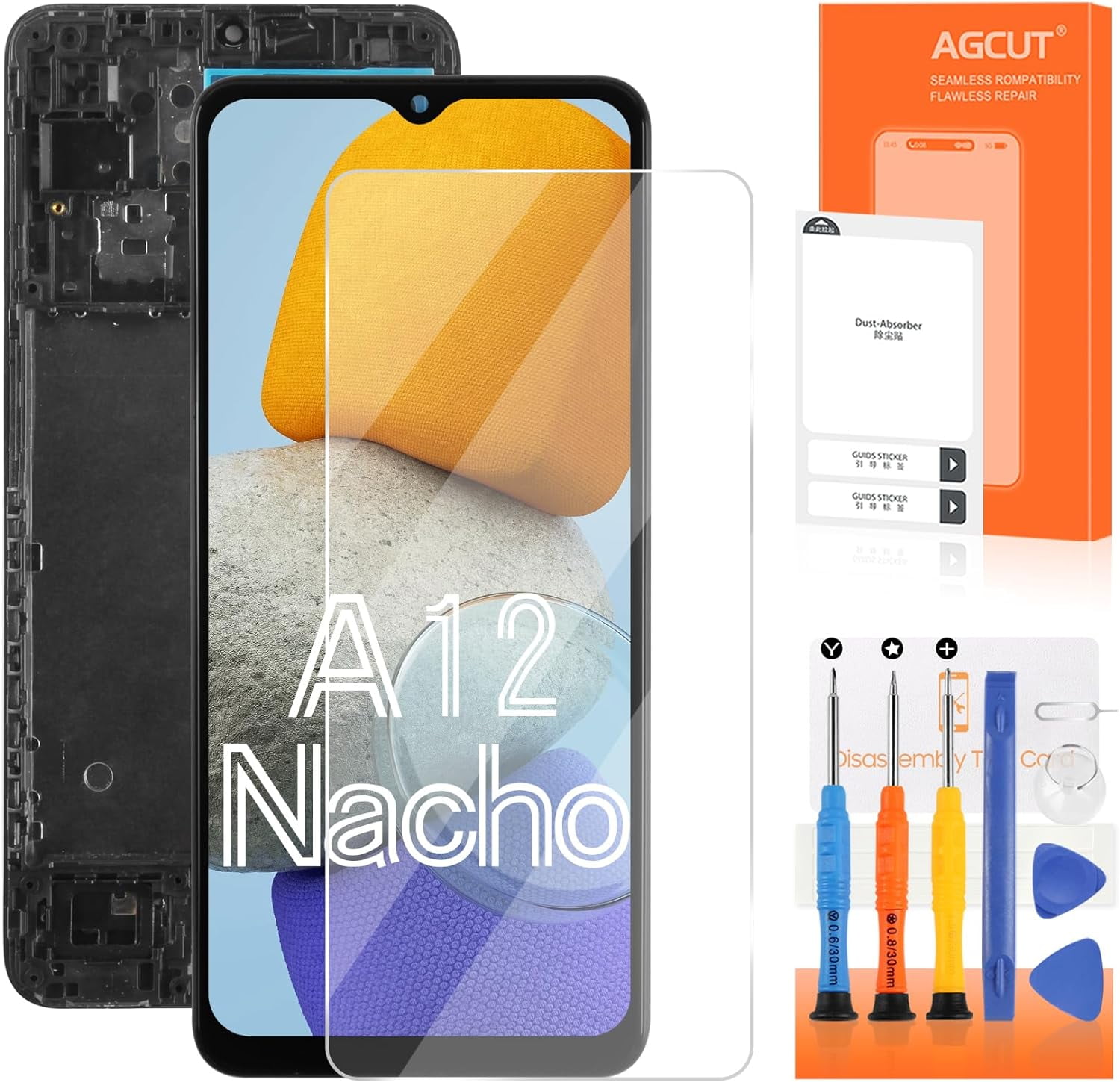 for Samsung Galaxy A12 Aacho Screen Replacement for Samsung A127 LCD ...