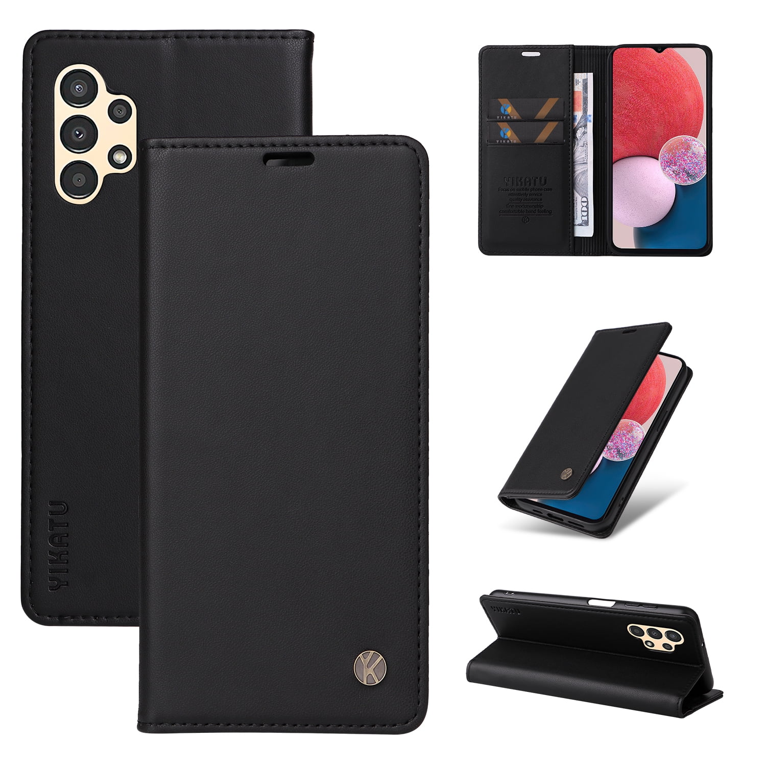 for Samsung Galaxy A13 4G Wallet Case with RFID Blocking Credit Card ...