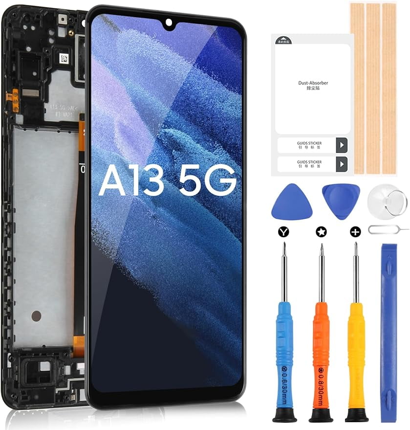 for Samsung Galaxy A13 5G Screen Replacement with Frame LCD Display for ...