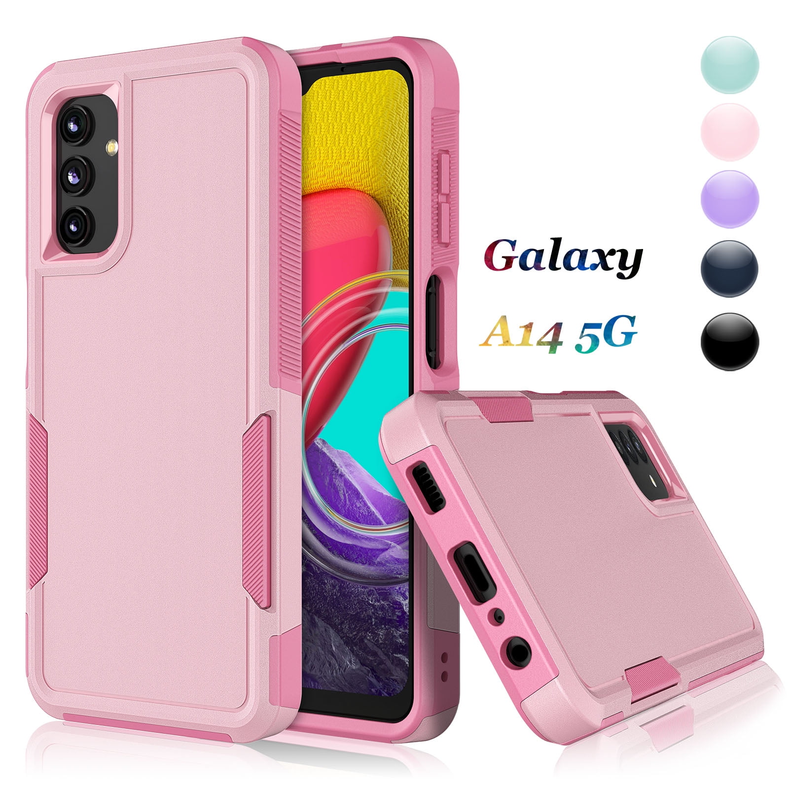 For Samsung Galaxy A14 5G Case, 2 in 1 PC Phone Case for Galaxy A14 5G ...