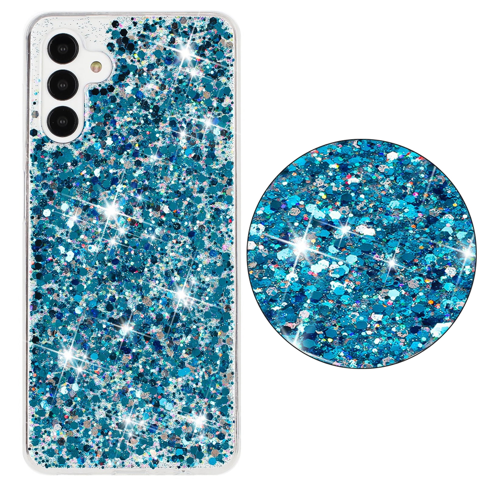 for Samsung Galaxy A14 5G Glitter Case, Cute Bling Sparkle Shiny Slim ...