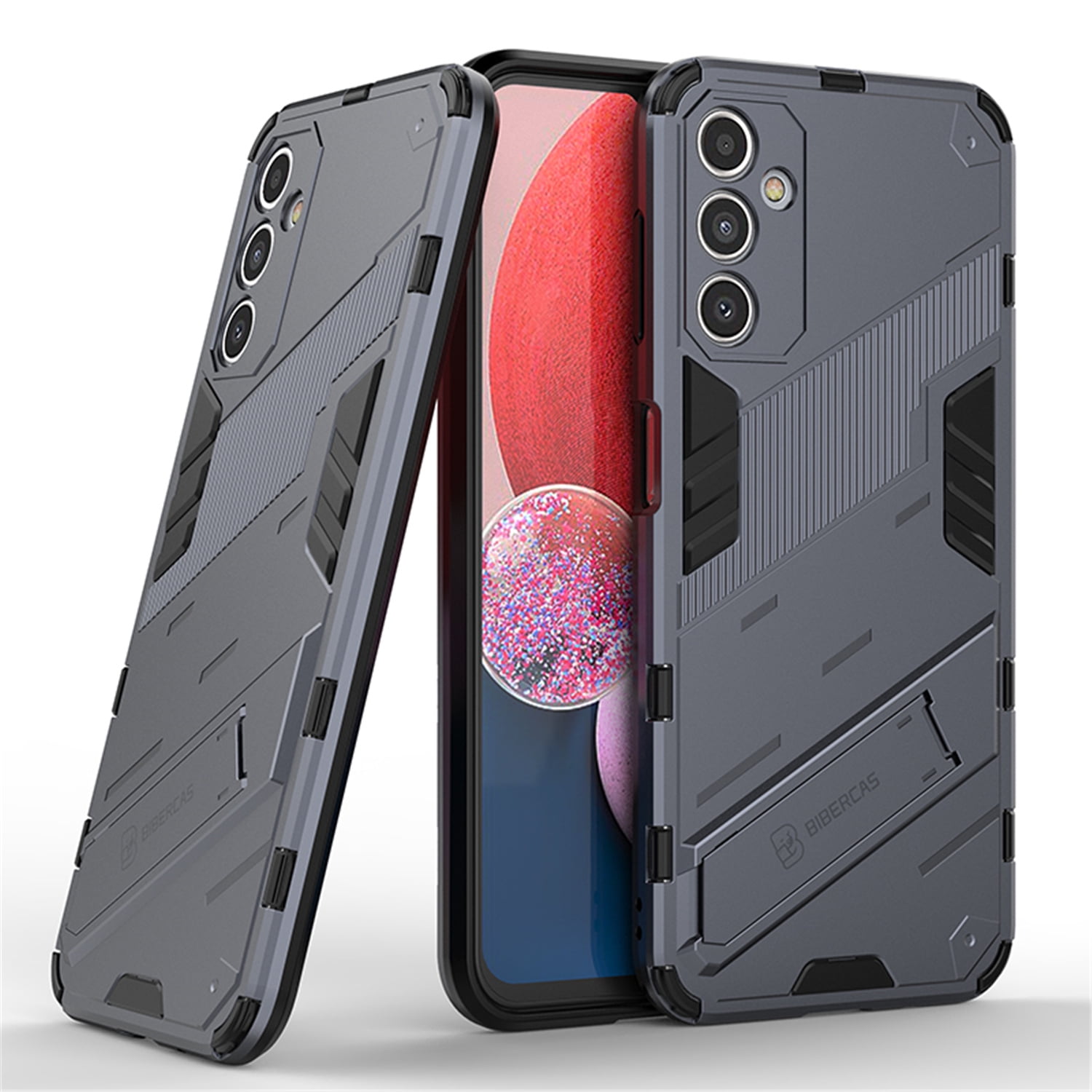 Samsung Galaxy A14 5G Phone Case, Kickstand Rugged Defender Shockproof ...