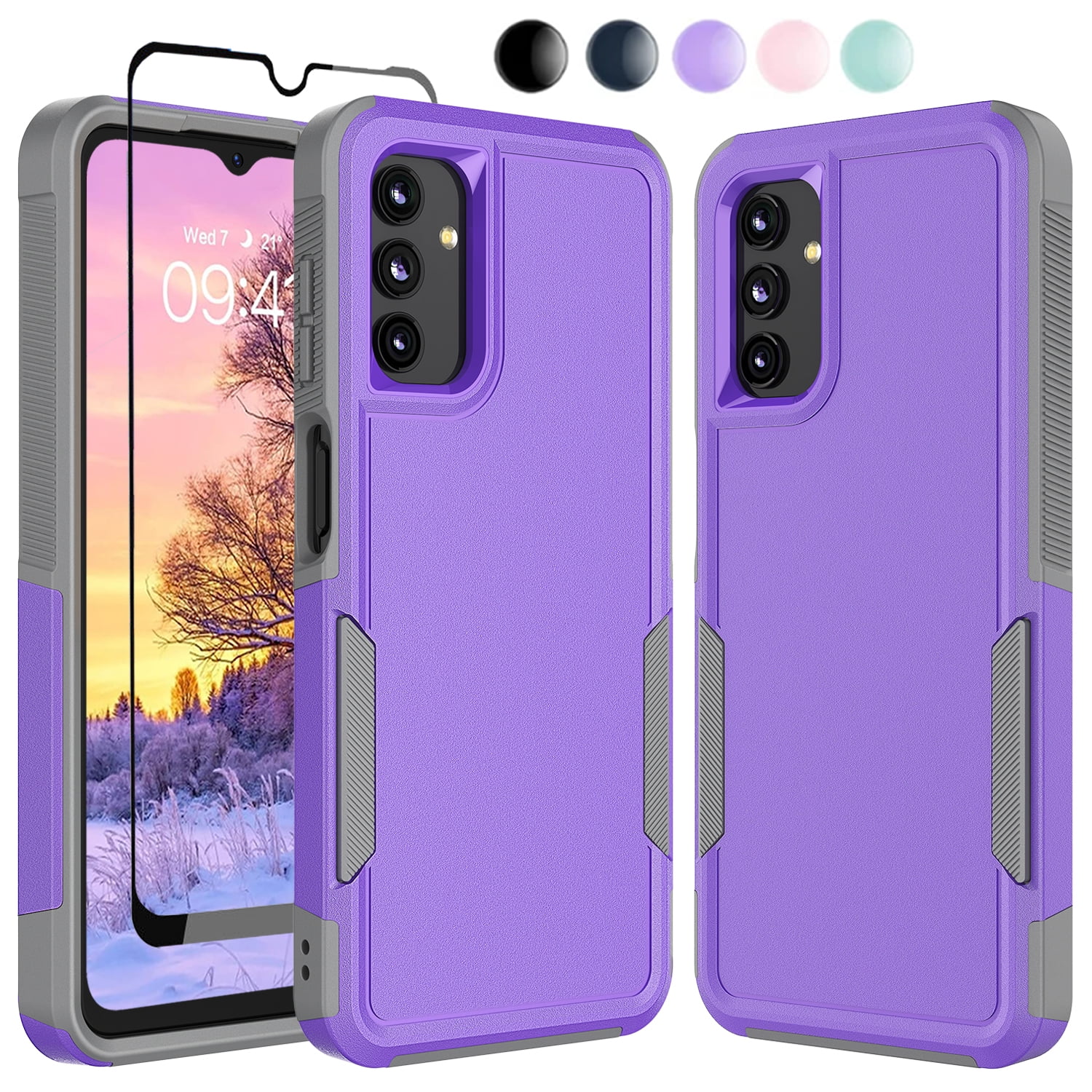 Samsung Galaxy A14 5G Phone Case and Screen Protector, Ebizware ...