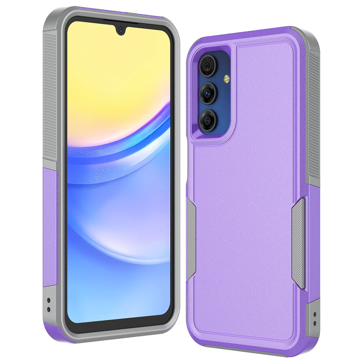 Samsung Galaxy A15 5G Case ,2 in 1 Heavy Duty Armor Shockproof Tough ...