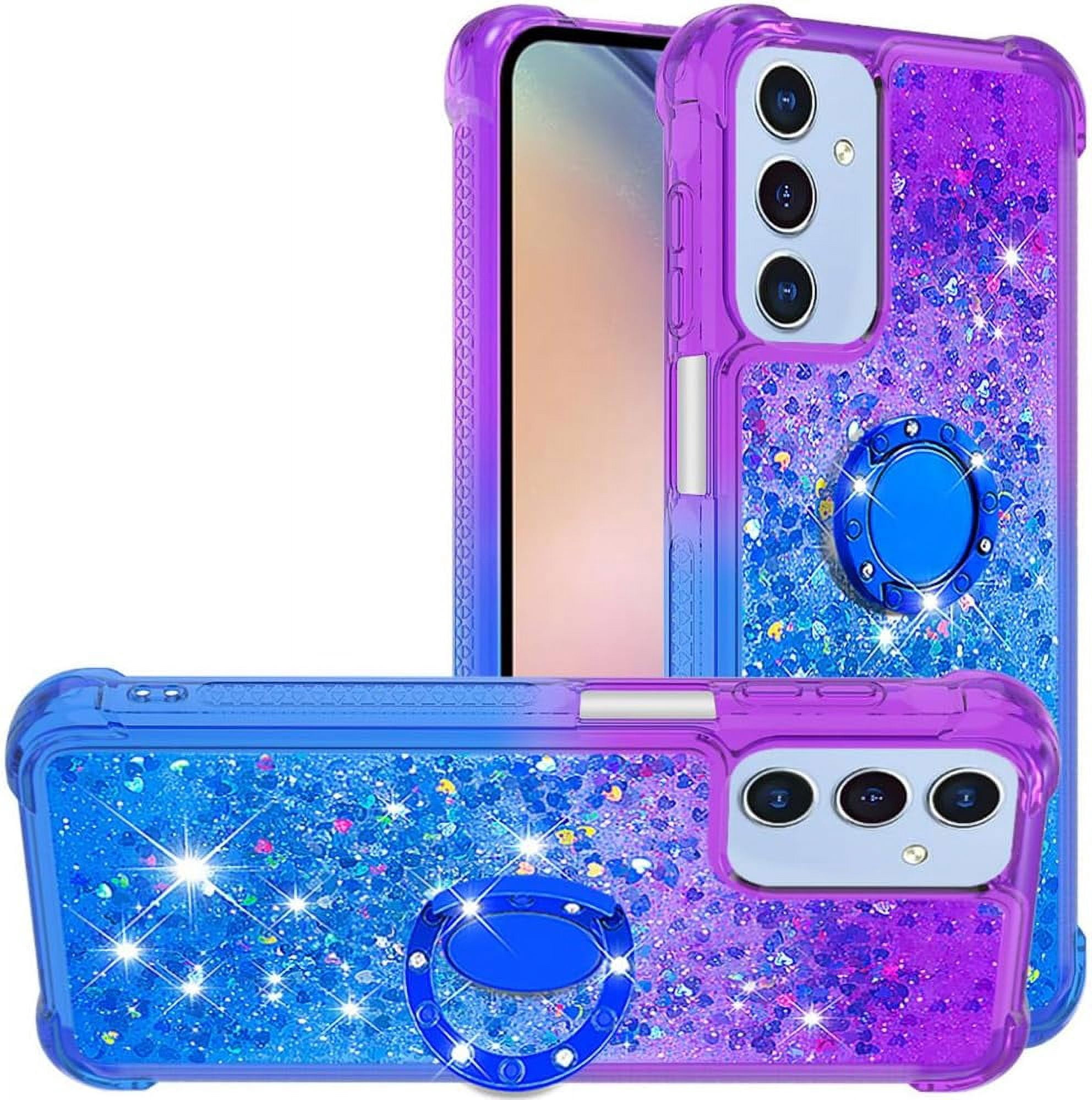 Samsung Galaxy A15 5G Case,Gradient Quicksand Series Glitter Bling ...