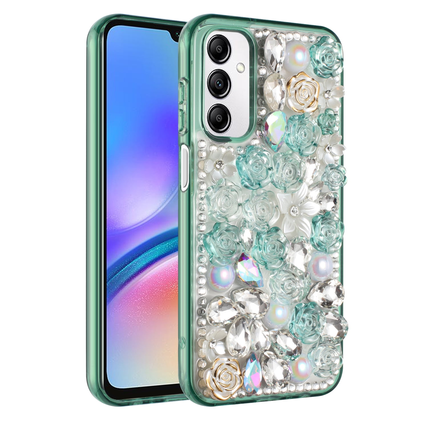 Samsung Galaxy A15 5G Phone Case, Gems Diamond Fashion Stylish for ...
