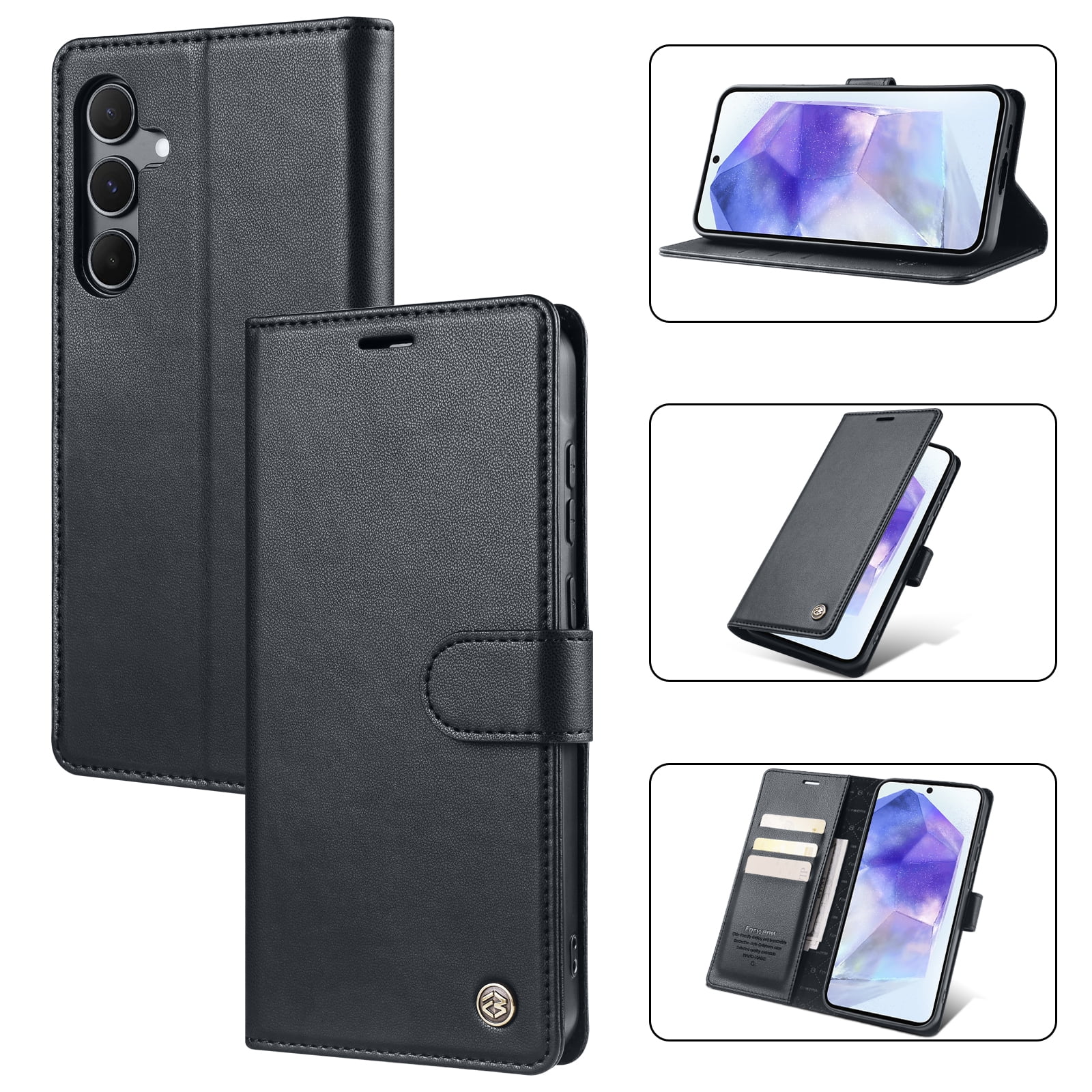 for Samsung Galaxy A15 Wallet Case [RFID-Blocking] [Card Holder/Cash ...