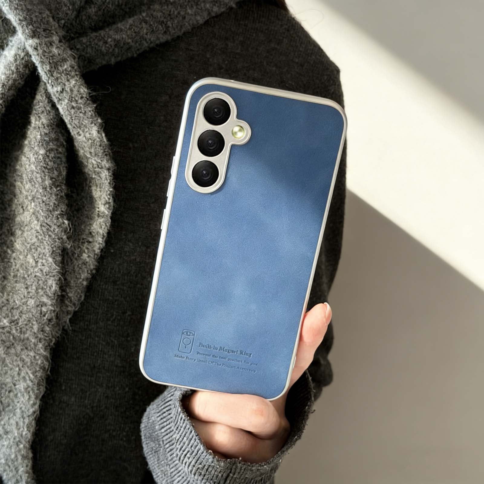 For Samsung Galaxy A16 5G Phone Case,Anti-Scratch PU Leather Back ...