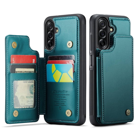 For Samsung Galaxy A17 Case with Card Holder, Wallet Case for Women Men ...