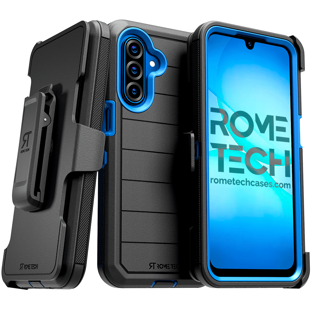 Samsung Galaxy A17 Defender Case, Black / Blue - Walmart Business Supplies