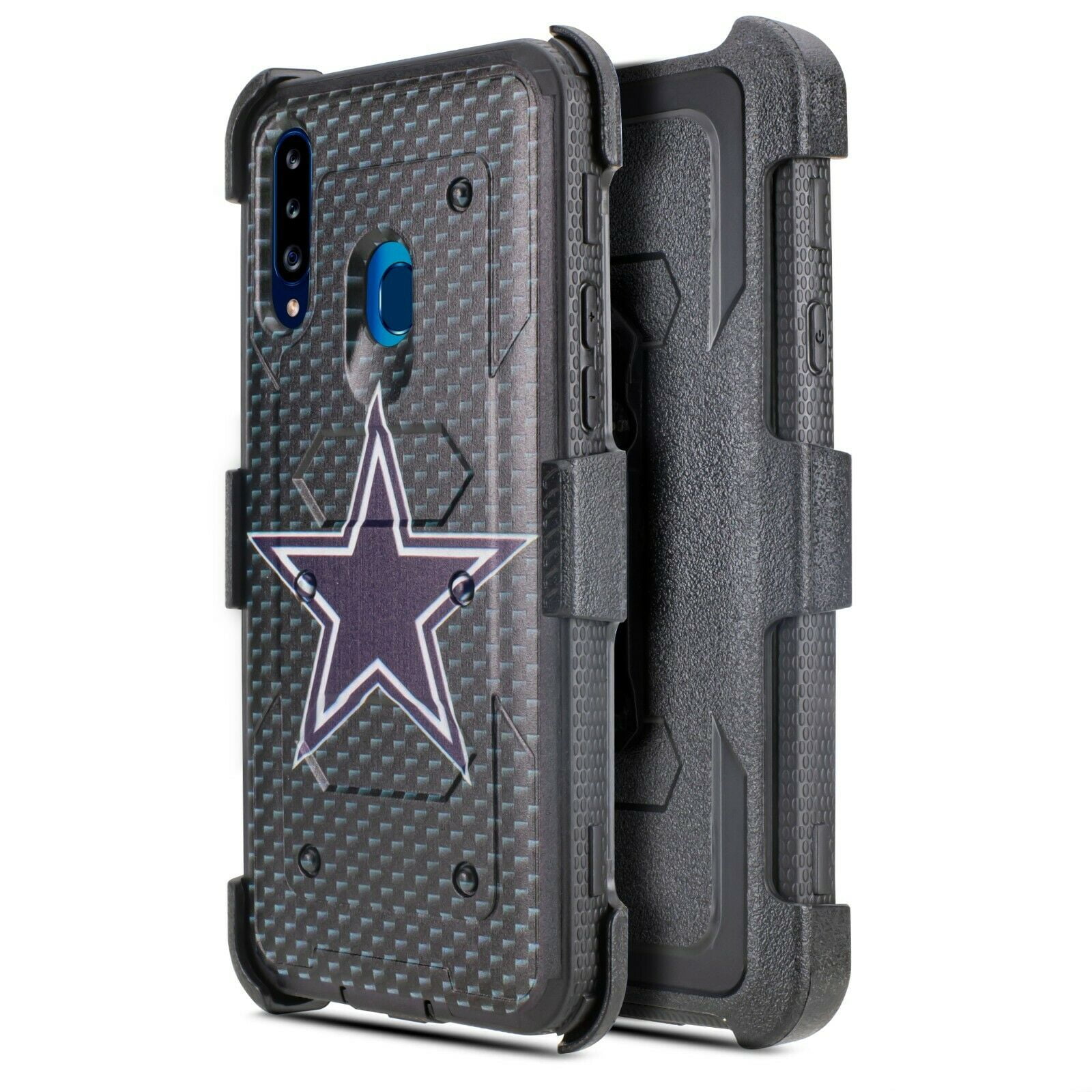 for Samsung Galaxy A20 A30 A50 Case Phone Case Dual Layer Full-Body ...