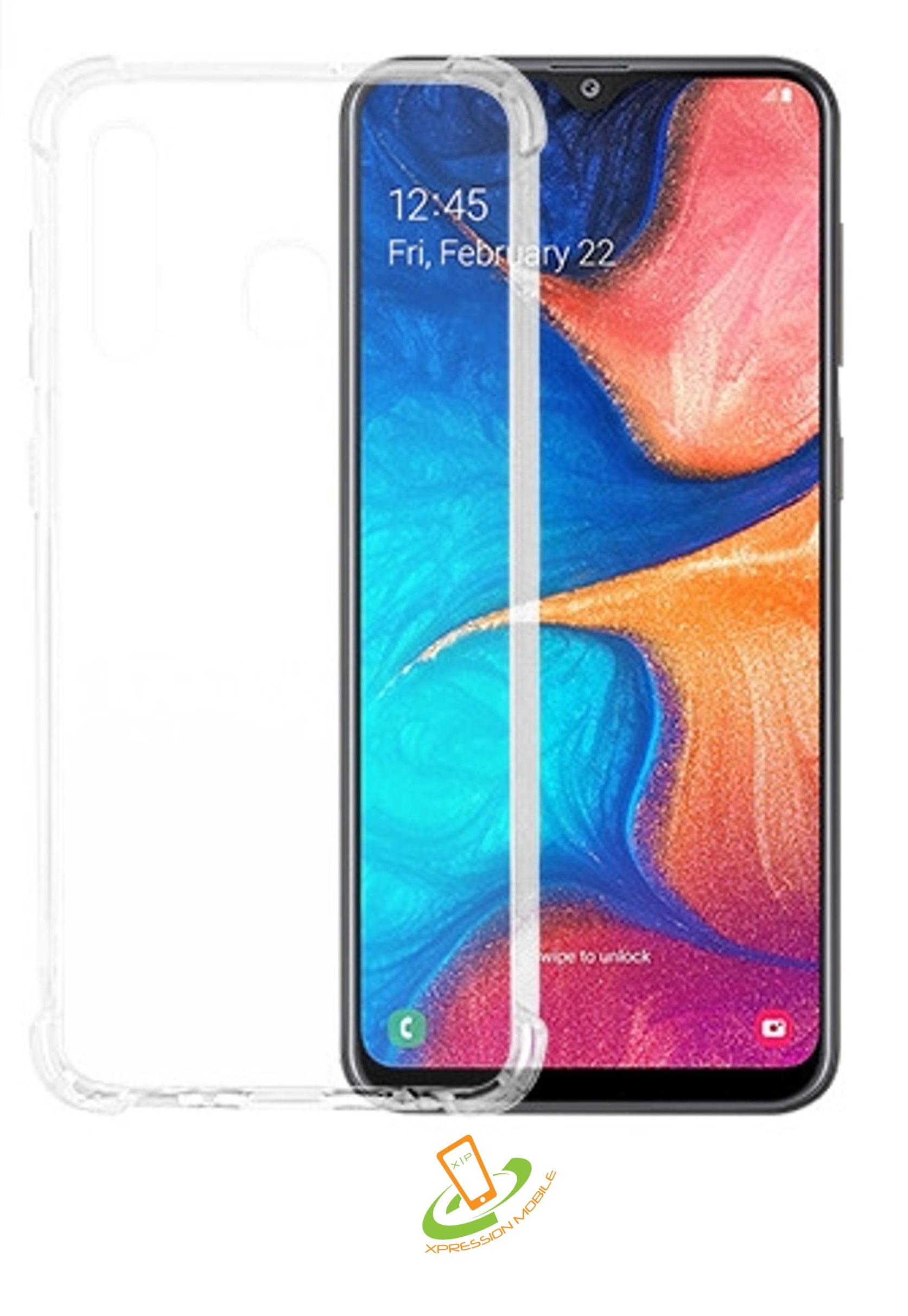 Samsung Galaxy A20 Phone Case Shockproof Hybrid Bumper Frame Gummy ...