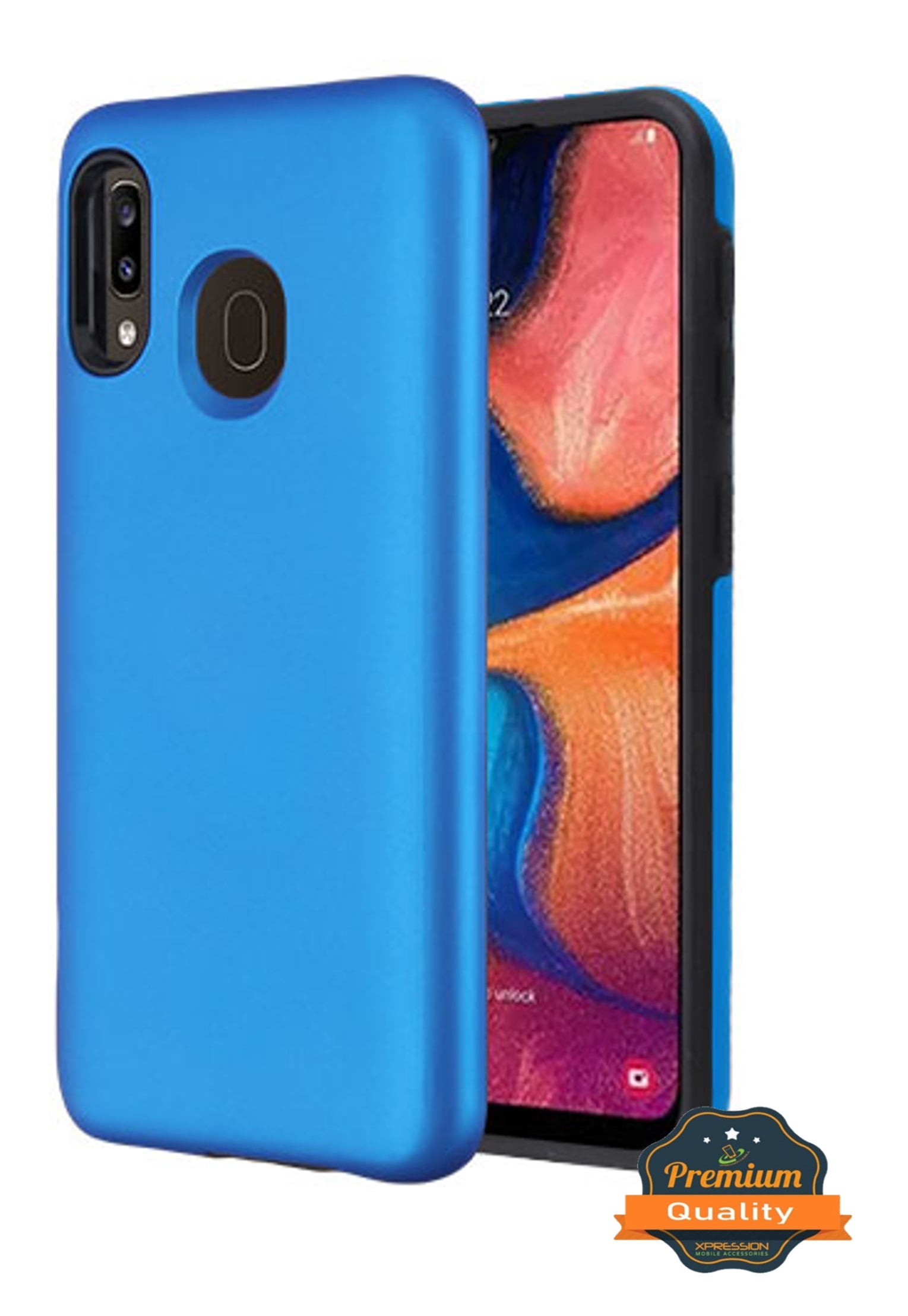 Samsung Galaxy A20 Phone Case Slim Hybrid Armor Shockproof Impact ...