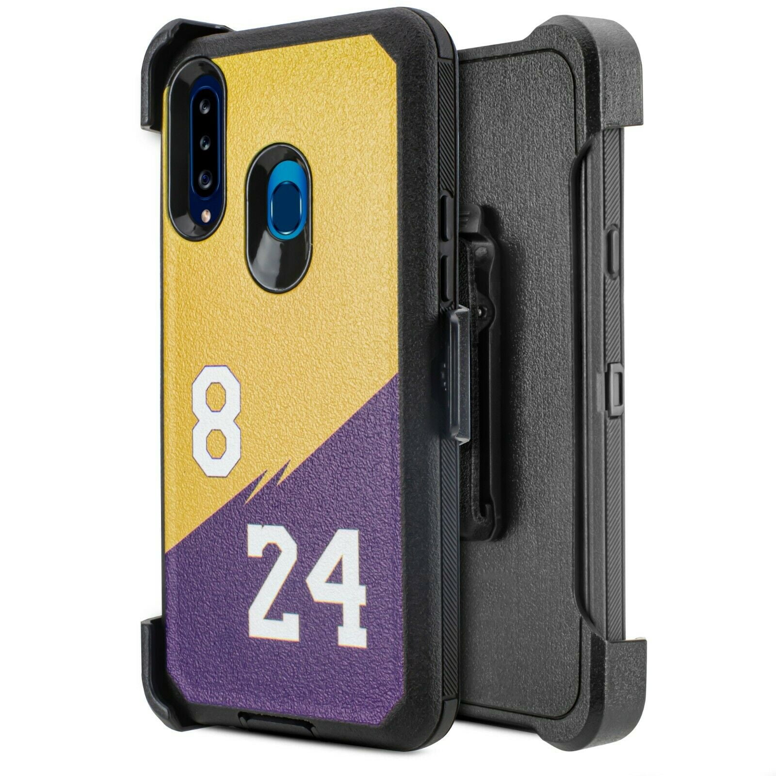 for Samsung Galaxy A20S Heavy Duty Case Phone Case Dual Layer Full-Body ...