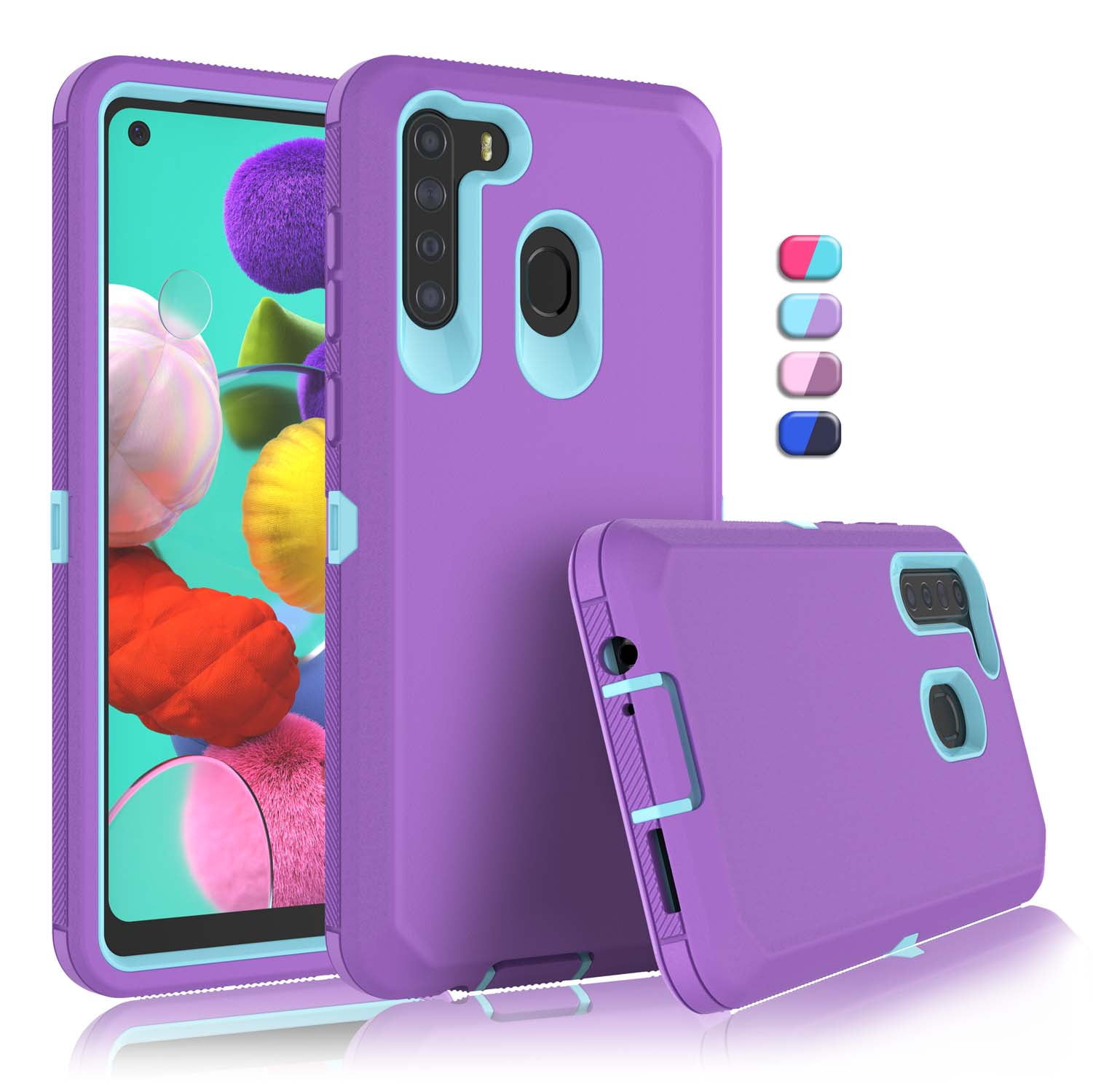 Samsung Galaxy A21 Cases, Sturdy Case Cover for Galaxy A21 US Version ...