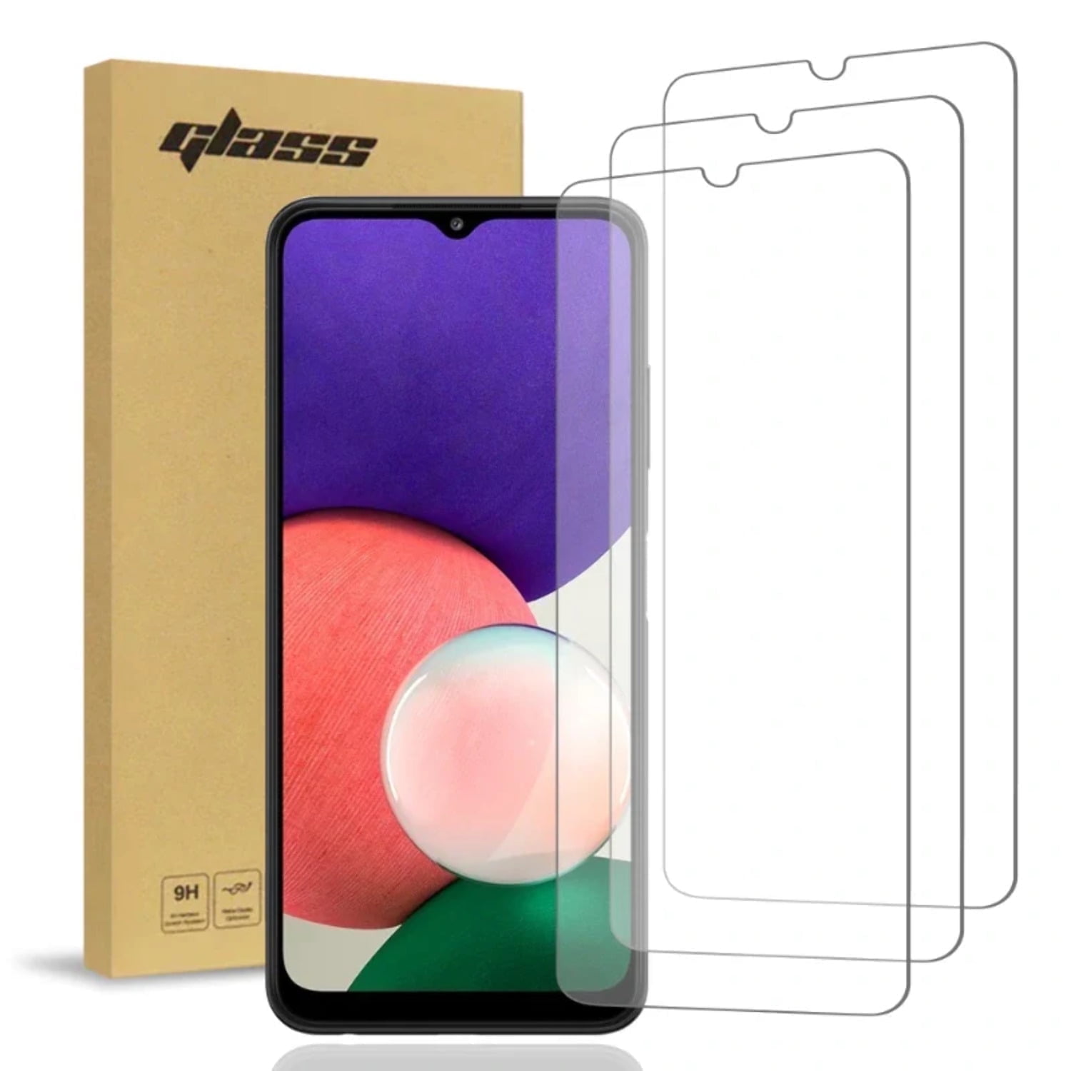 Samsung Galaxy A22 5G (6 Per Pack) 2.5D Glass Screen Protector ...
