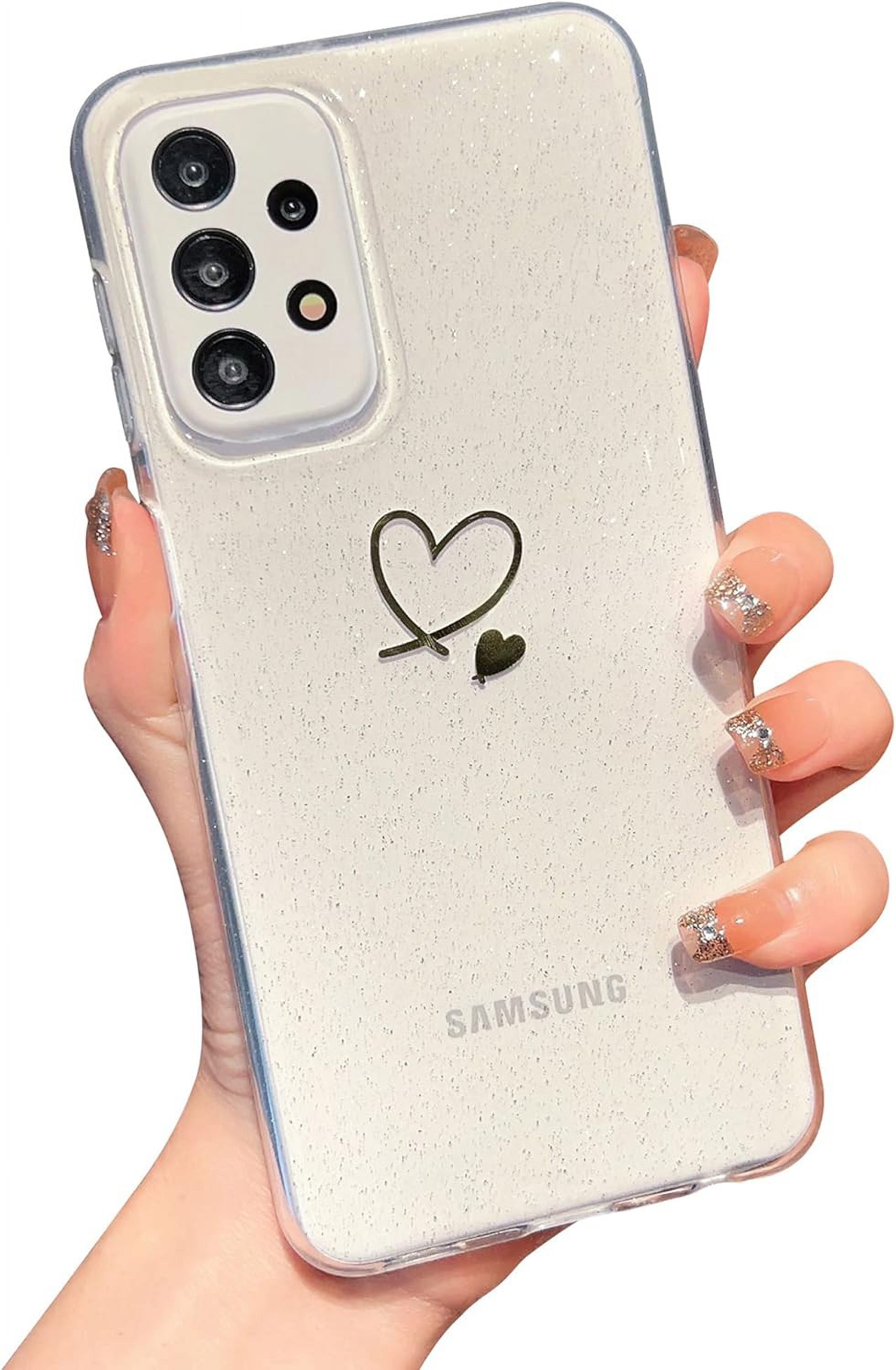 for Samsung Galaxy A23 5G Glitter Clear Phone Case, Samsung A23 5G Cute ...