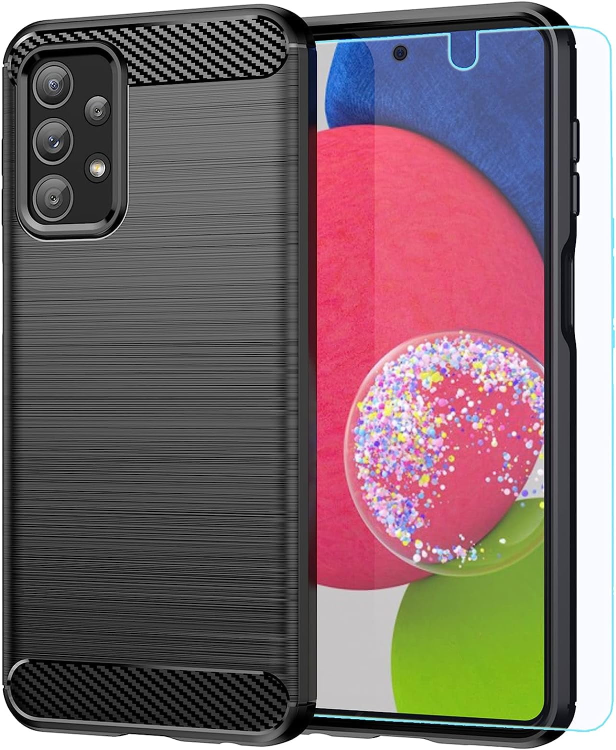 for Samsung Galaxy A23 5G case,Galaxy A23 case with HD Screen Protector ...