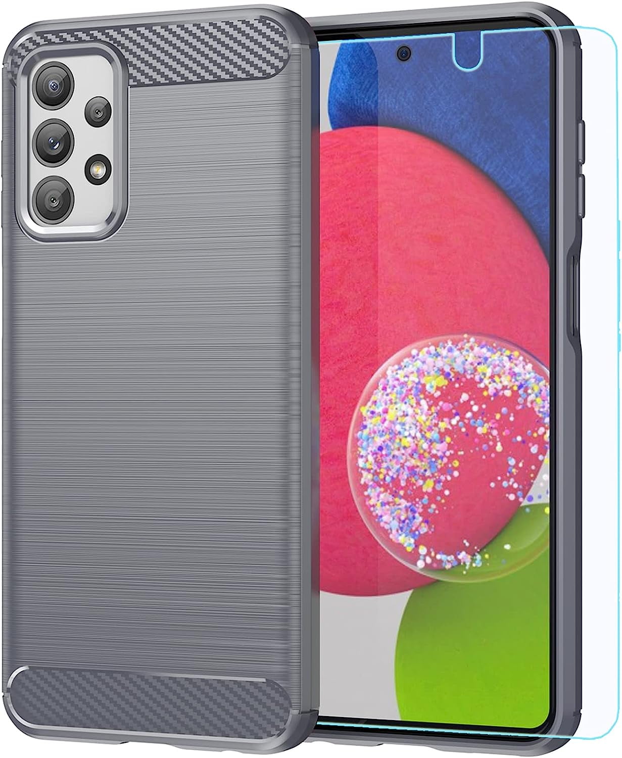 for Samsung Galaxy A23 5G case,Galaxy A23 case with HD Screen Protector ...