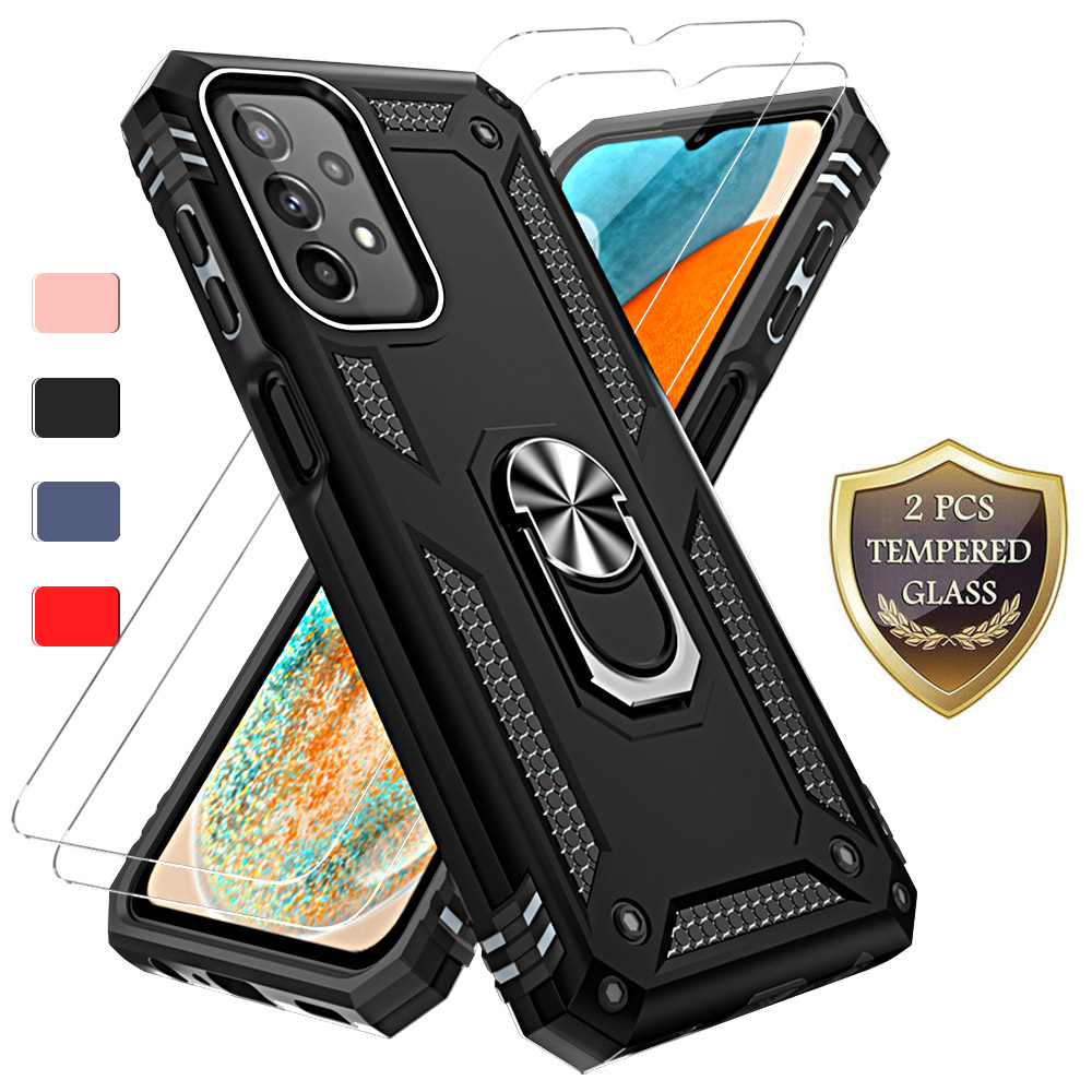 Samsung Galaxy A23 5g Phone Case with Screen Protector(2 Pack), Heavy ...