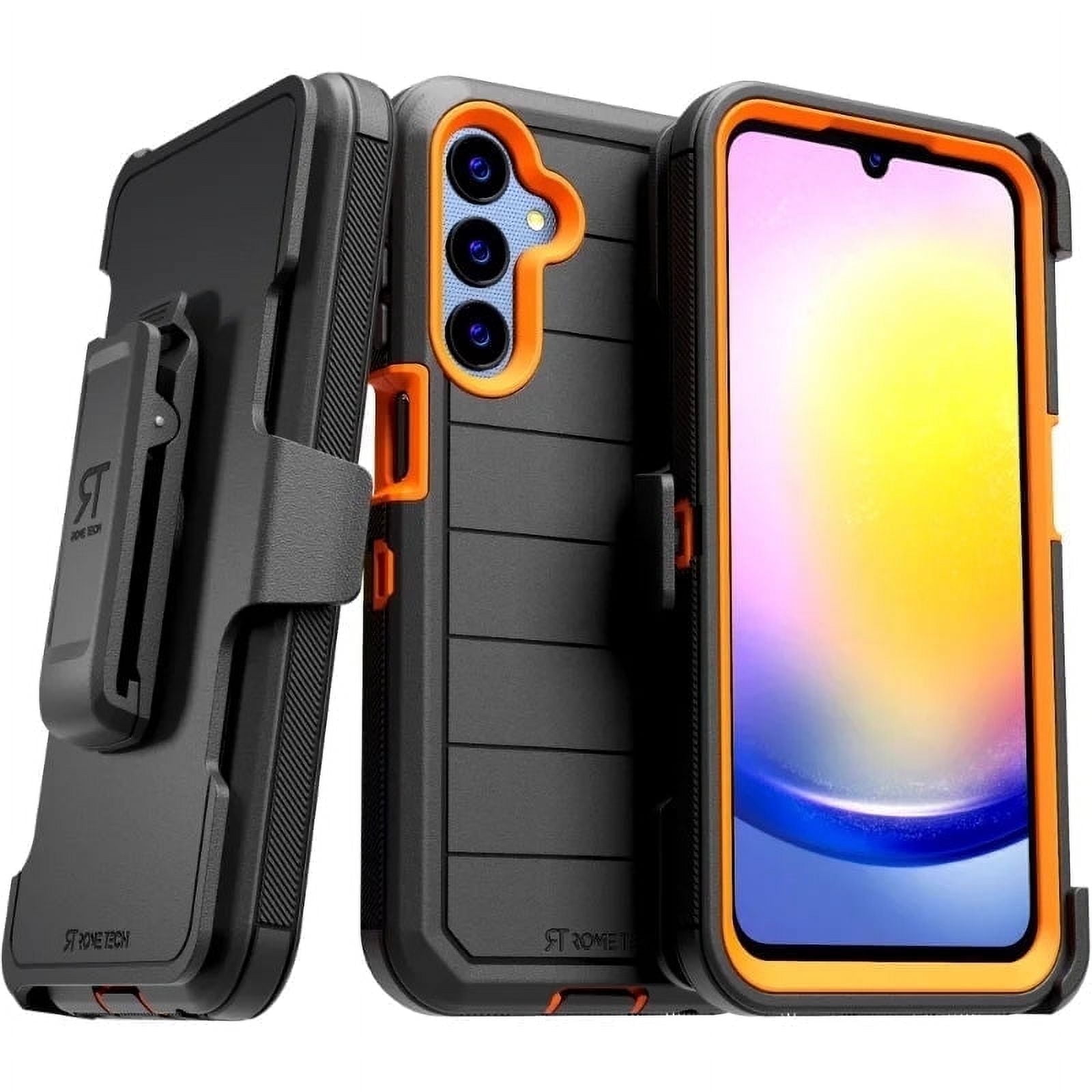 Samsung Galaxy A25 5G (2023) Case with Belt Clip Holster & Kickstand ...
