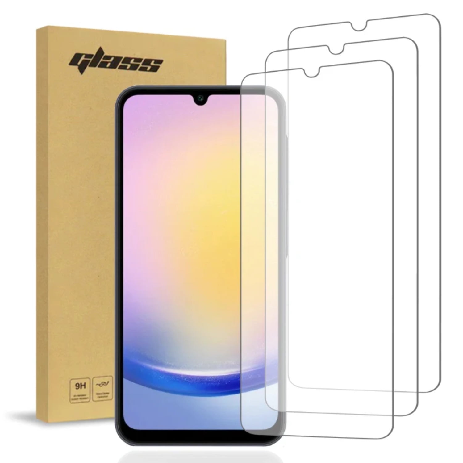 Samsung Galaxy A25 5G Tempered Glass Screen Protector 3 Per Pack ...