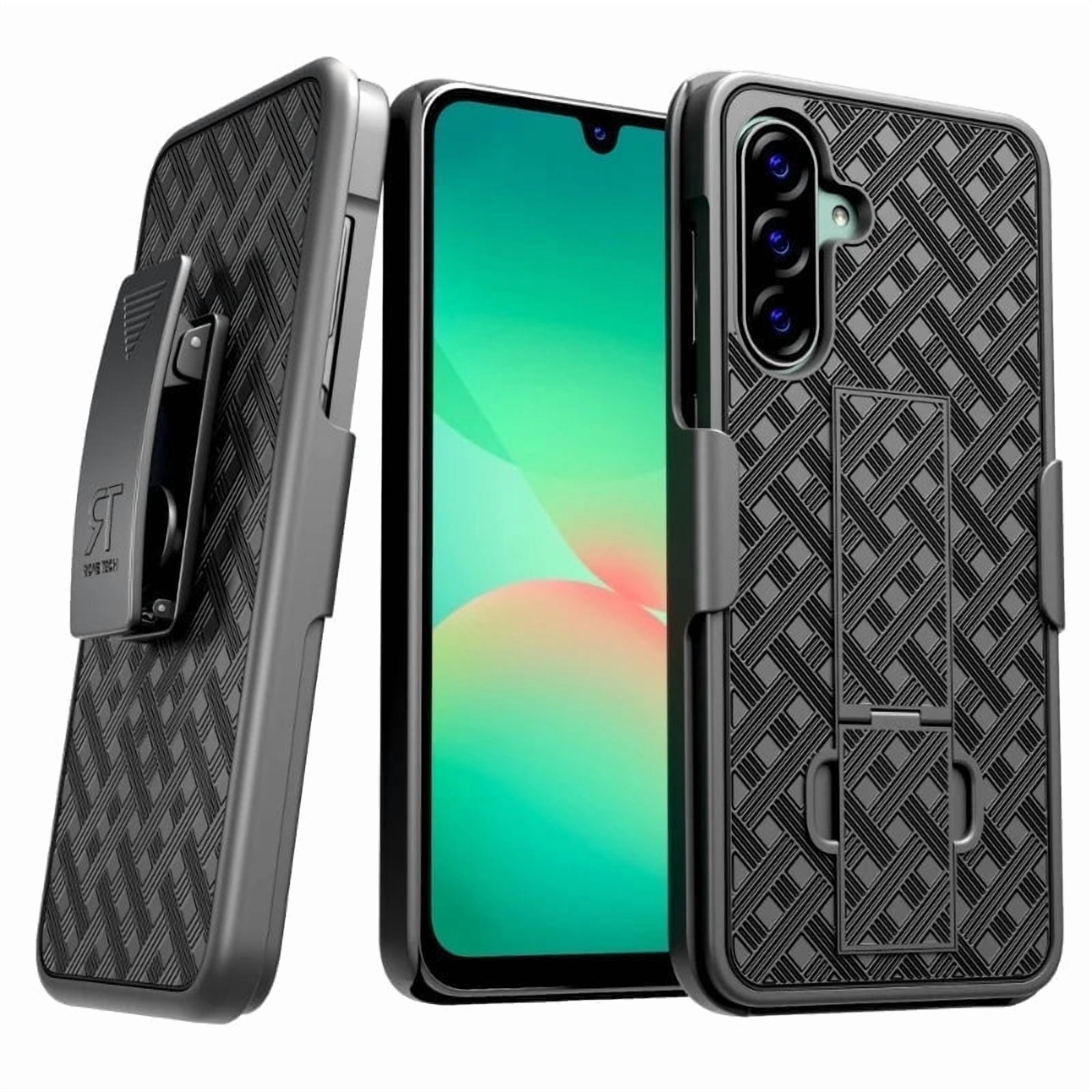 Samsung Galaxy A26 5G (2025) Belt Clip Holster Phone Case - Black ...