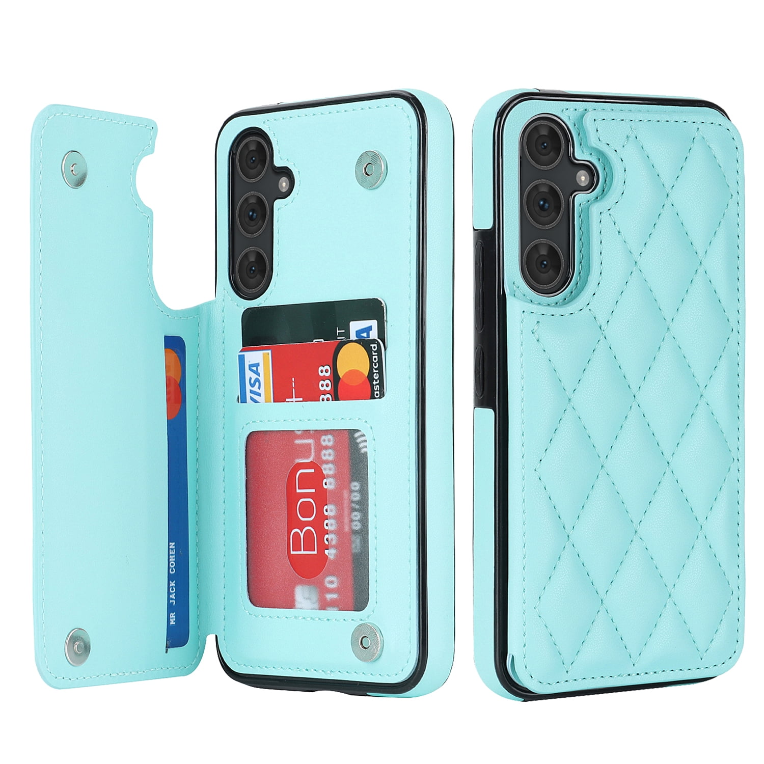 for Samsung Galaxy A26 5G Back Wallet Case, RFID Blocking Card Holder ...