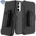 For Samsung Galaxy A26 Premium Tough Hybrid Case with Belt Clip Holster ...