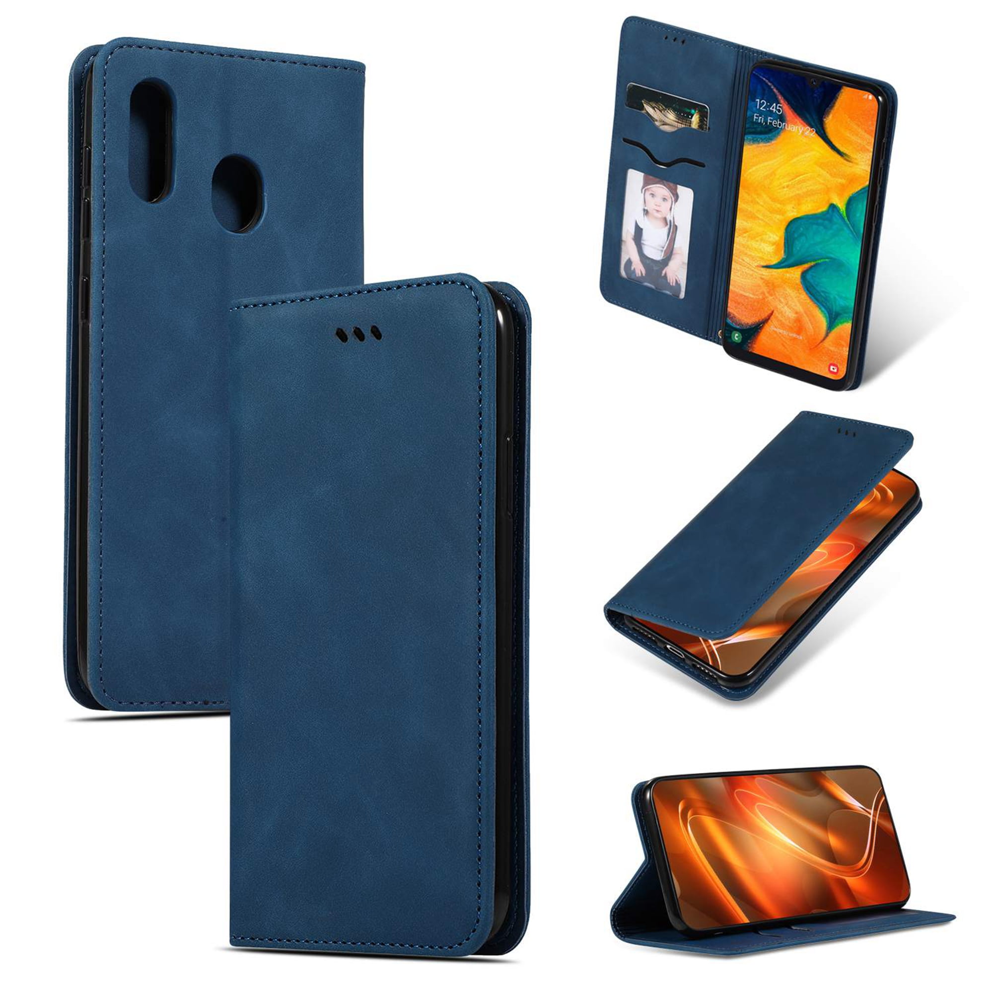 Samsung Galaxy A30 Case, Galaxy A20 Case, Dteck Smooth PU Leather Flip ...