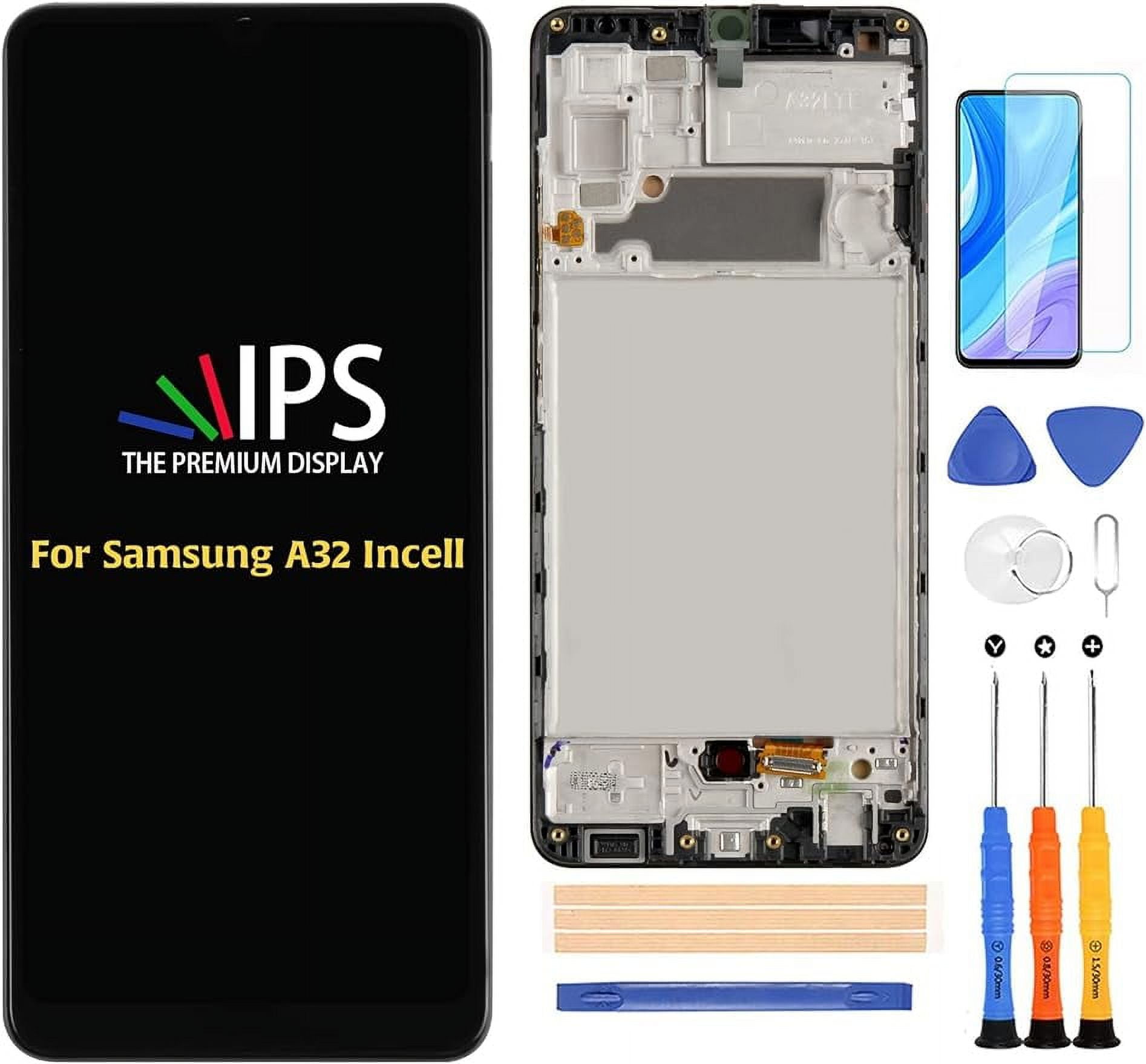 for Samsung Galaxy A32 4G A325 LCD Touch Display,for Samsung A325F A325M(Incell with Frame ...