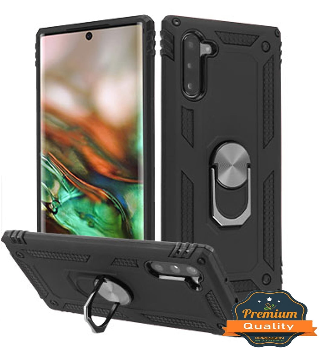 for Samsung Galaxy A32 5G Armor Hybrid [Military-Grade] with Rotating ...