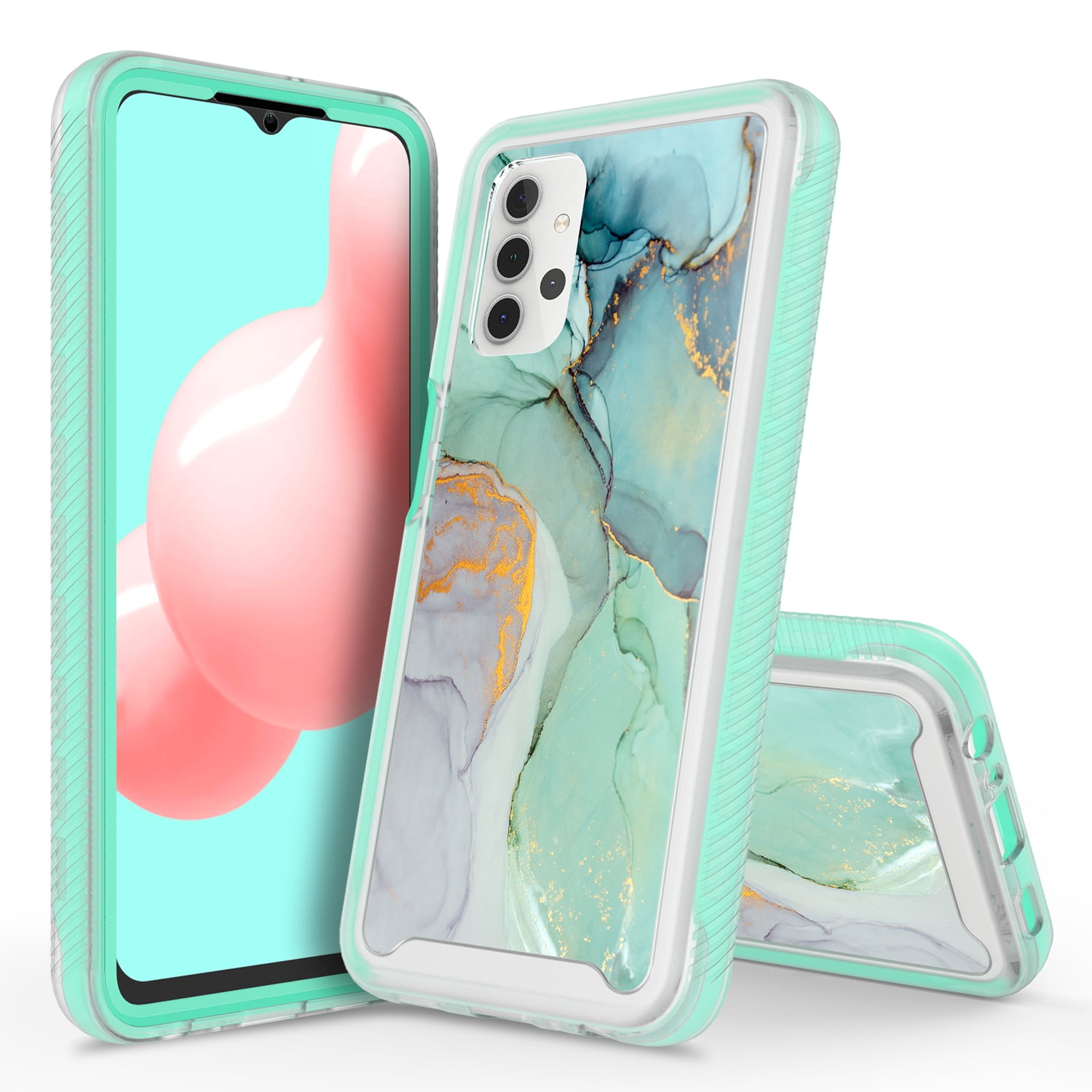 Samsung Galaxy A32 5G Case, Rosebono Hybrid Graphic Design Pattern Hard ...