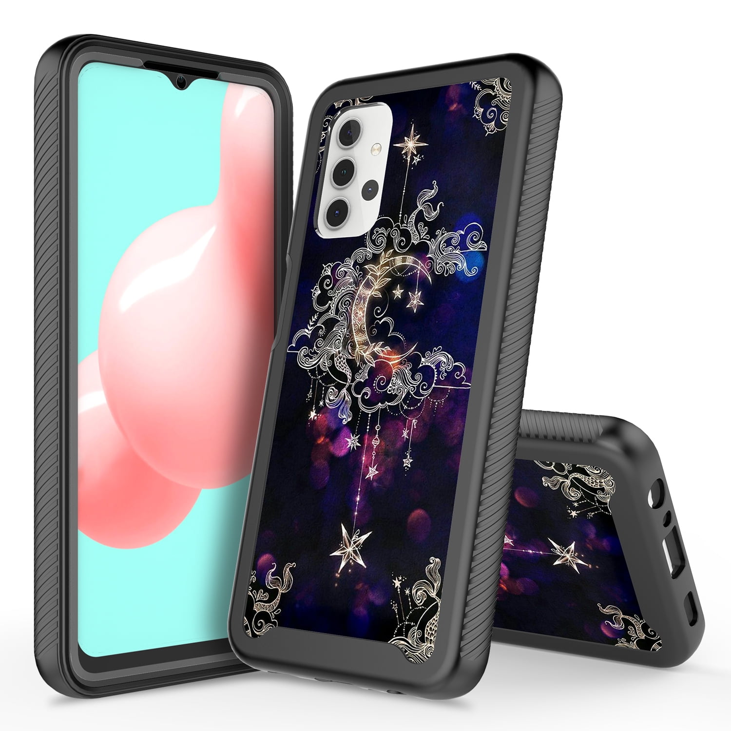 Samsung Galaxy A32 5G Case, Rosebono Hybrid Graphic Design Pattern Hard ...