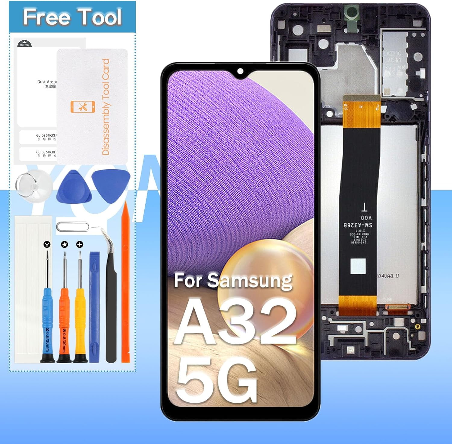 for Samsung Galaxy A32 5G LCD Touch A326B A326U A326W A326T Screen ...
