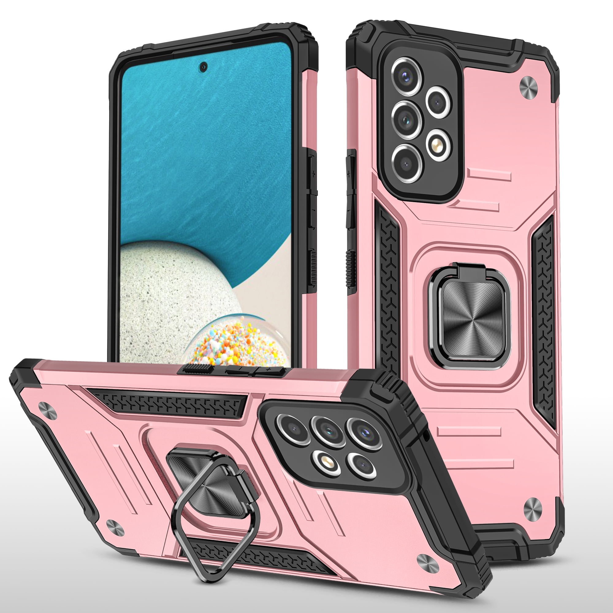 Samsung Galaxy A33 5G Case, Rosebono Hybrid Slim Colorful Armor Cover ...