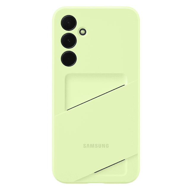 Samsung Galaxy A35 5G Card Slot Phone Case, Lime Green - Walmart.com