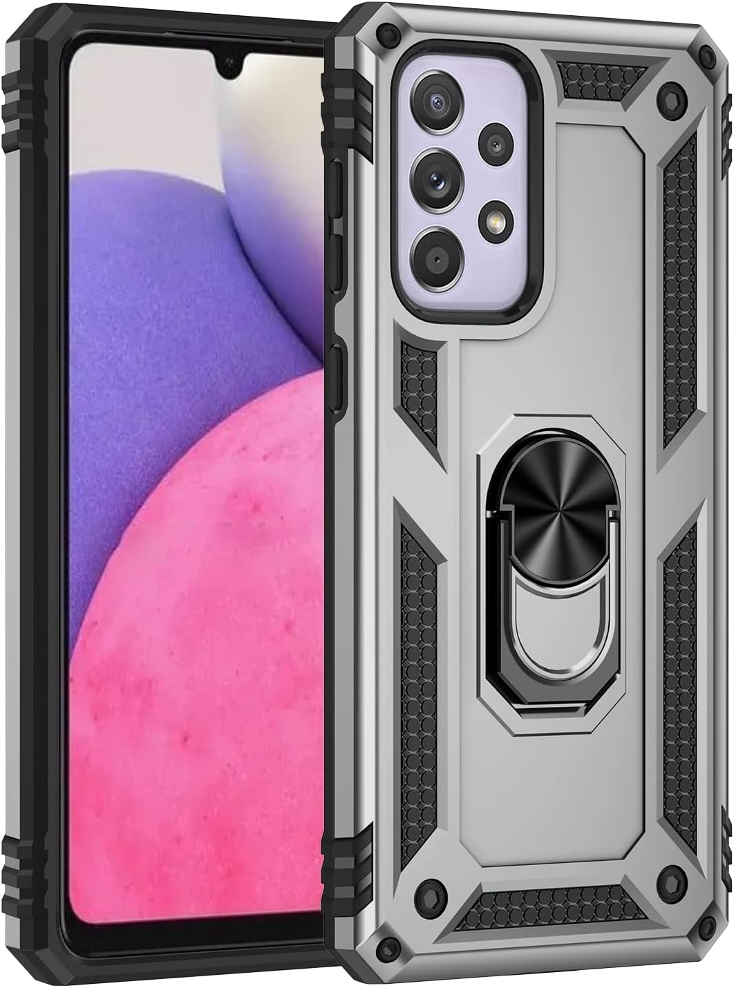 for Samsung Galaxy A35 5G Case & A55 5G Phone Cover with Kickstand ...