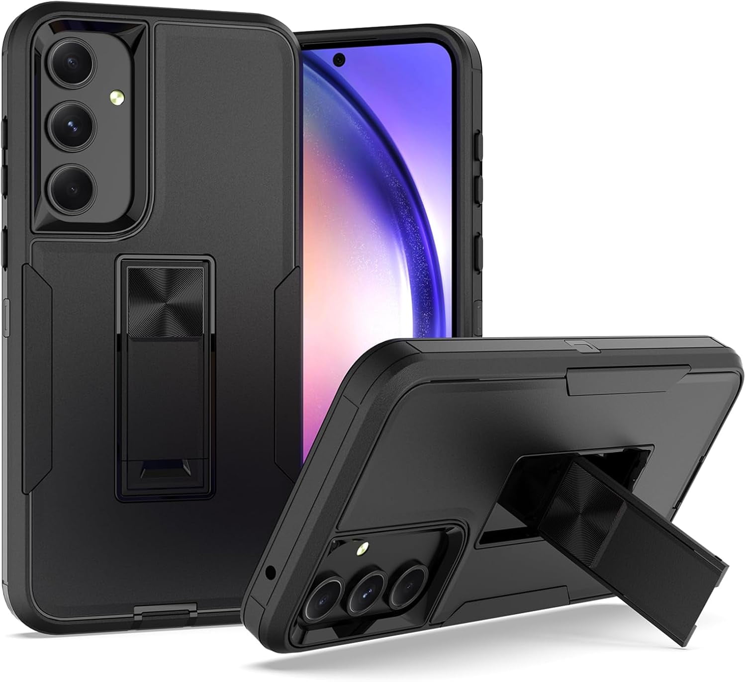 for Samsung Galaxy A35 5G Case, Built-in Magnetic Kickstand [Shockproof ...