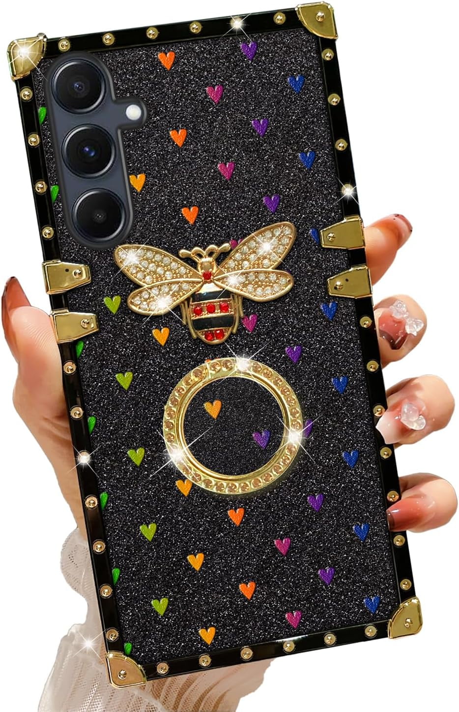 for Samsung Galaxy A35 5G Case for Girls Women Stylish Luxury Bees ...