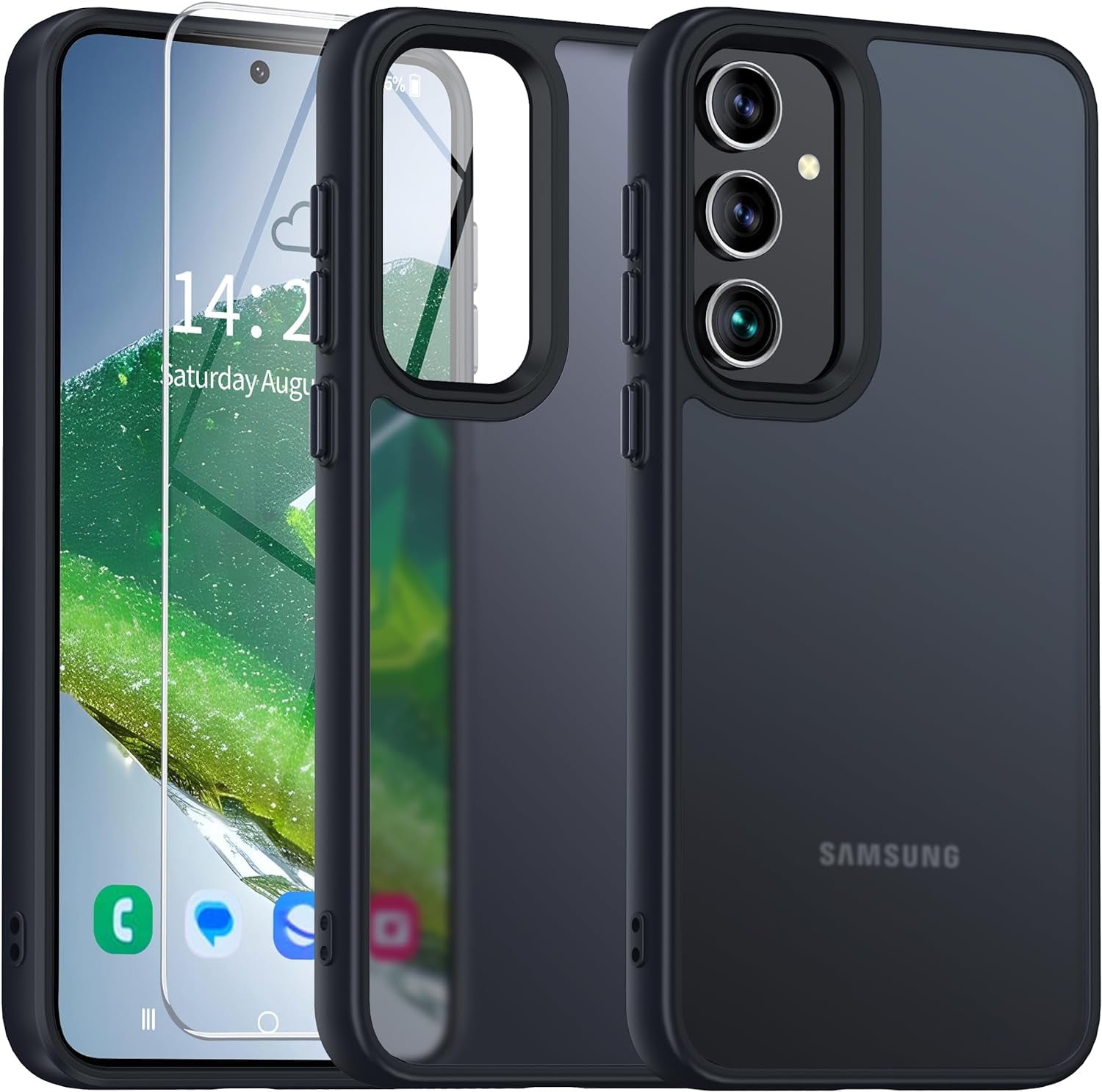 for Samsung Galaxy A35 5G Case Matte,[Frosted Translucent] Samsung A35 ...